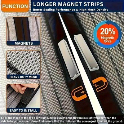 Magnetic Mosquito Net for Window Door Curtain Insect Screen