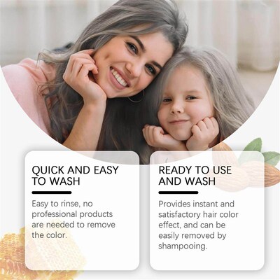 Wiieey Childrens Colorful Hair Wax in White - Easy to Apply