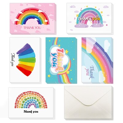 thank you Gift card Holiday greeting note card birthday 贺卡