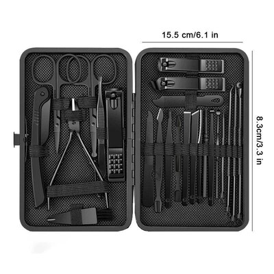 8/12/15/20/24 pcs Manicure Cutters Nail Clipper Set Househol