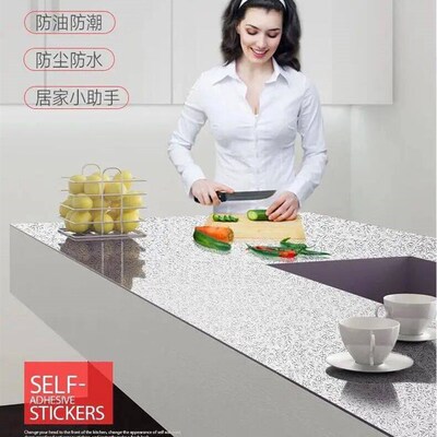 Aluminum Kitchen Wall ers Waterproof Heatproof Self Adhesive