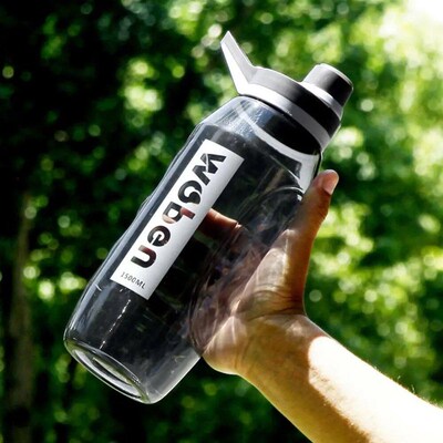 Water Bottle 1000ml/1500ml Simple Multi-color High Temperatu