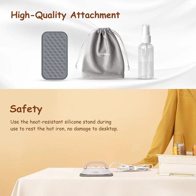 Handheld Mini Electric Dry Iron 120V/220V Dual-voltage 30S H