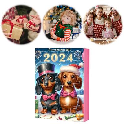 2024 Dachshund Advent Calendar Cute Dachshund Toy Christmas