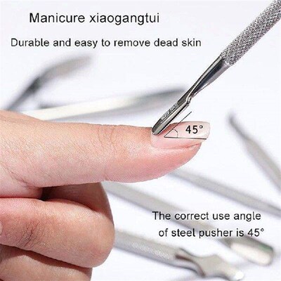 Stainless Steel Push Manicure Dedicated To Remove Dead Skin