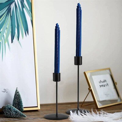 Candle Holder 2Pcs Metal Candlestick Holder for Taper Candle