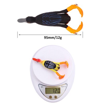 Luya bait propeller webbed duck 11.2g/9.5cm floating water