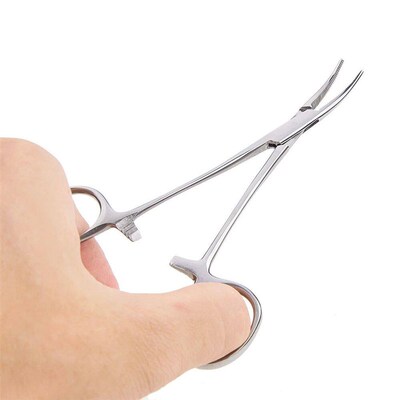 Hand Tool 12.5 16 18cm Hemostatic Forceps Pet Hair Clamp Fis
