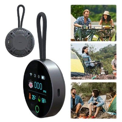 3 In 1 Carbon Monoxide Detector Rechargeable CO Air Quality