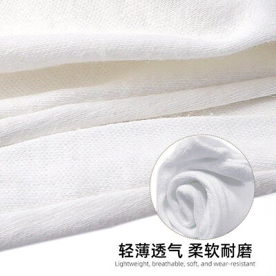 Silver Fiber Twofinger Touchscreen Gloves Cotton Spandex Lig