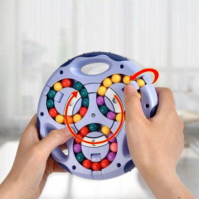 3In1 Kids Rotating Magic Beans Fingertip Cube Toys Children