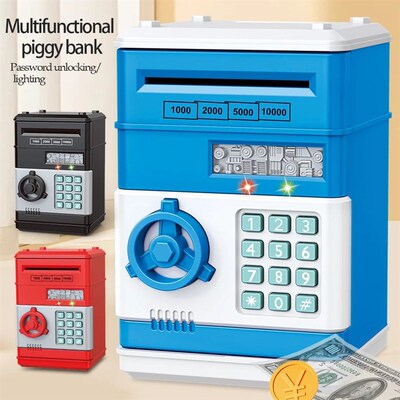ATM Password Piggy Bank, Electronic Kids Money Bank Coin Can