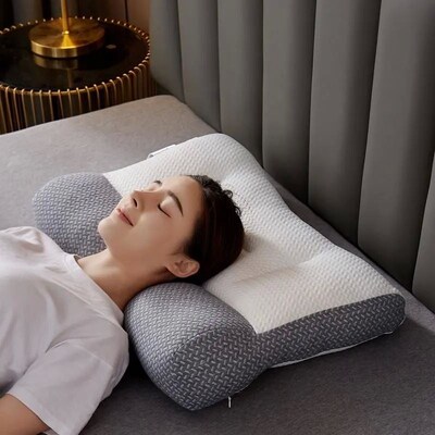 Super Ergonomic Pillow Orthopedic All Sleeping Positions Cer
