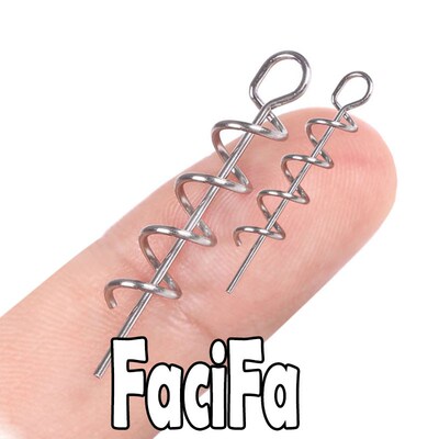 20 or 40 or 100 pcs Fishing pins Spring Twist Lock Fishing S