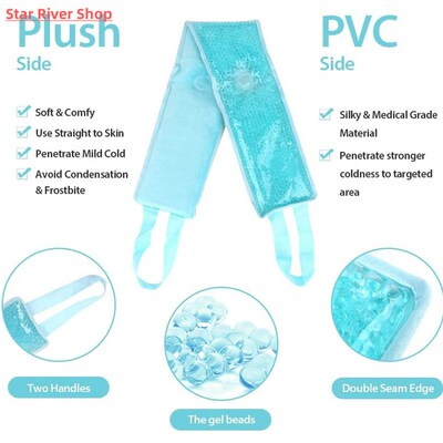 Gel Neck Ice Pack Wrap Braces Hot Cold Compress Therapy Ice