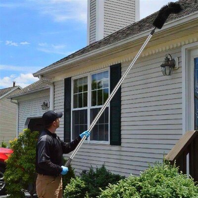 10pcs Gutter Cleaning Brush tools with 10.5Ft Pole