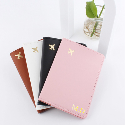 Free Engraved Passport Cover Women Wallet Passport Holder Me