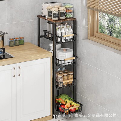 A Stackable Kitchen Joints And Storage Racks Floor-standing