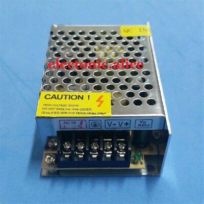 24W AC 100V-220V DC 12V 2A Adjust Universal Regulated