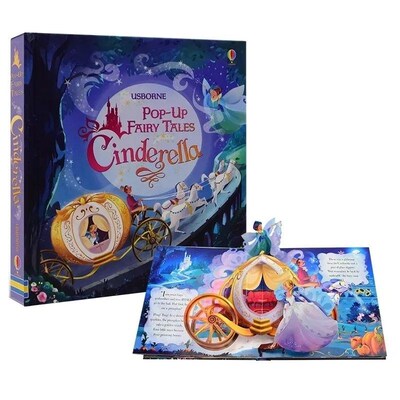 Kids Pop Up 3D Flap Picture English Books Fairy Tales Bedtim