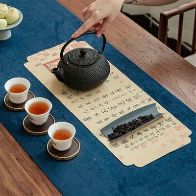 Chinese Style Zen Tea Table Tea Cloth High-grade Waterproof