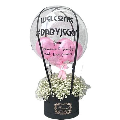 Internet Celebrity Flower Basket Hug Bucket Bobo Ball Flower