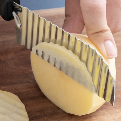 Potato Knife Wave Slicer Knife Potato Cut Vegetable Cutter