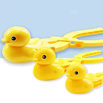 3pcs Duck Shape Snowball Making Clip Winter Snowball Fight S