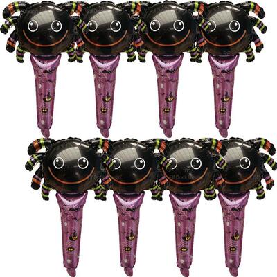 8/16/32pcs Halloween Balloon Pumpkin Vampire Ghost Foil Ball