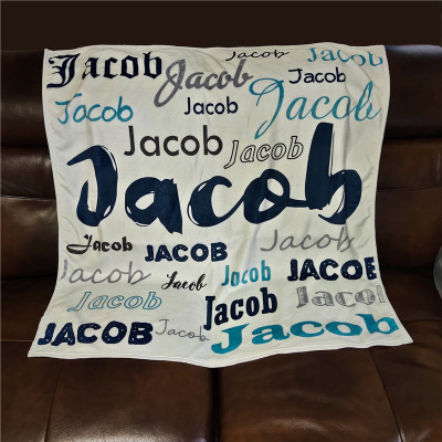 Personalized Baby Blanket Swaddling Baby Bedding Crib Swaddl