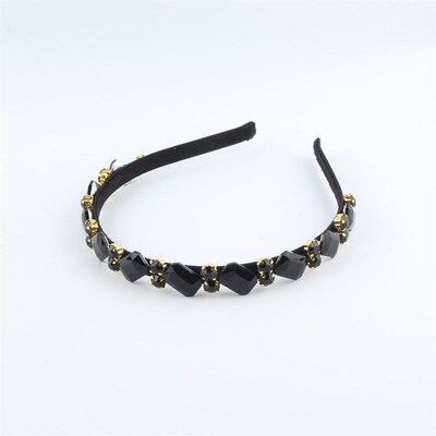 Stylish Thin Strip Inlaid with Colorful Diamonds HighQuality