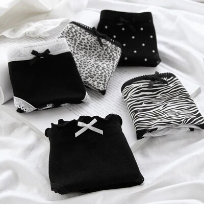 3Pcs/set Women Sexy Cotton Panties Underwear Seamless Soft B