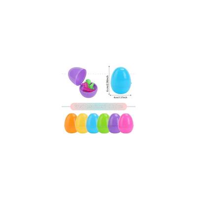 100PCS Plastic Easter Eggs Fillable Plastic Egg Kids Toy Col