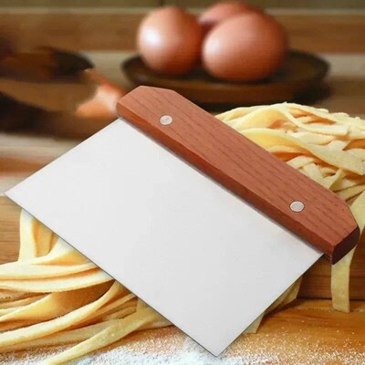 Stainless Steel Pasty Cutters Noodle Knife Cake Scraper with