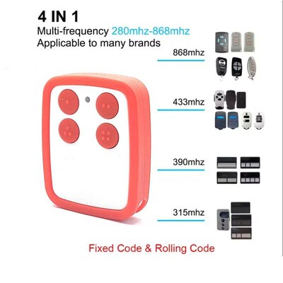 280mhz to 868mhz Universal Garage Door Remote Control Operat