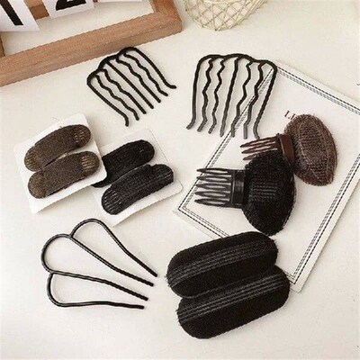 1 Pcs Natural Fluffy Hair Root Sponge Bobby Hairpins