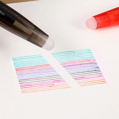 8 Colorful/Set Erasable Gel Pen Color Inks 0.5mm Pens Refill