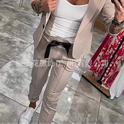 Womens Casual Round Neck Irregular Long Sleeve Sweatshirt S