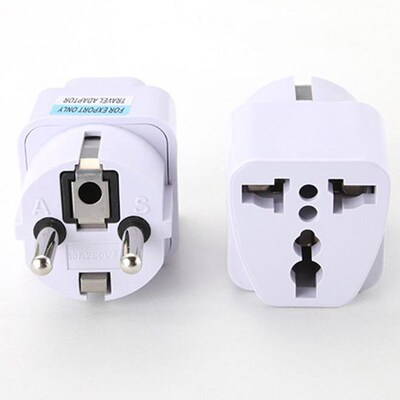 Universal EU German Conversion Plug Adapter European Germany