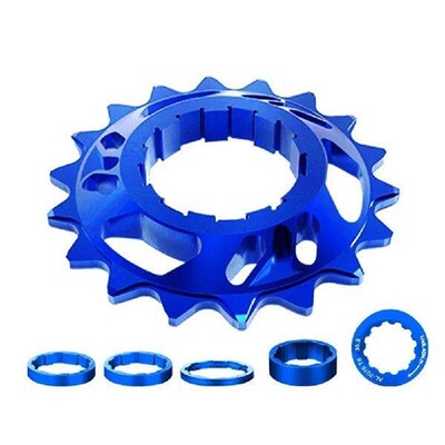 Single Speed Flywheel Conversion Kit 18T Cassette Cog