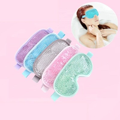 New Gel Eye Mask Reusable Beads for Hot Cold Therapy Soothin