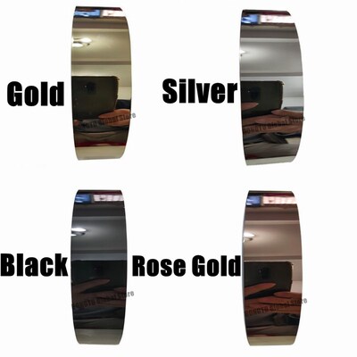 1 Roll Gold Wall er Stainless Steel Flat Decorative Lines Ti