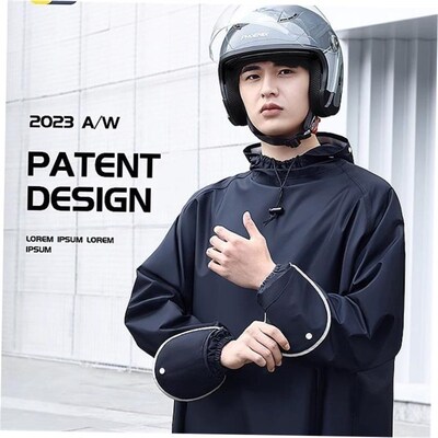 Electric bicycle raincoat motorcycle long rainproof poncho