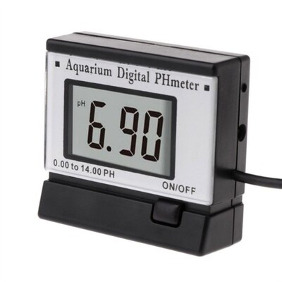 Digital pH Meter Monitors Hydroponics Aquarium Swimming