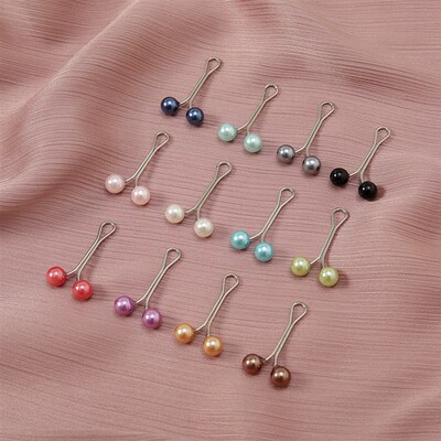 High Quality Color Pearl U-shaped Clamp Veil Pin Fixing Clip