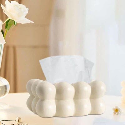 Ceramic Facial Tissue Box Holder Paper Box Tissue Box Cover