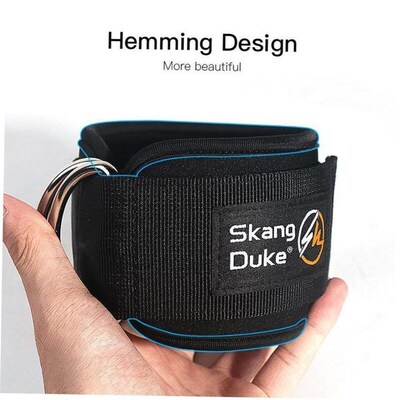 Gym Ankle Strap Padded Weight Leg Training脚环踝绑腿扣Brace