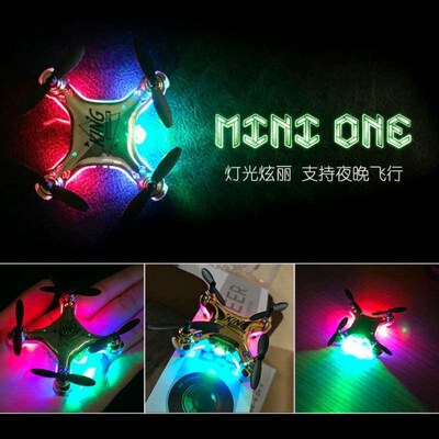 Mini UAV Childrens small remote control aircraft Aerial pho