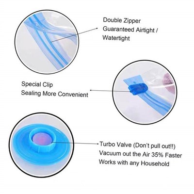 10PCS vacuum bag gift getter pump storage compression bag