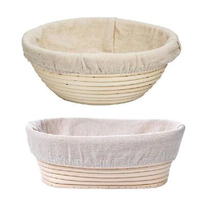 Various Shapes Fermentation Rattan Basket Country Bread